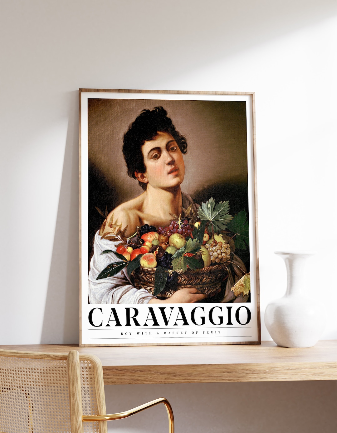 Caravaggio Poster | Caravaggio Print | Vintage Canvas | Antique ...
