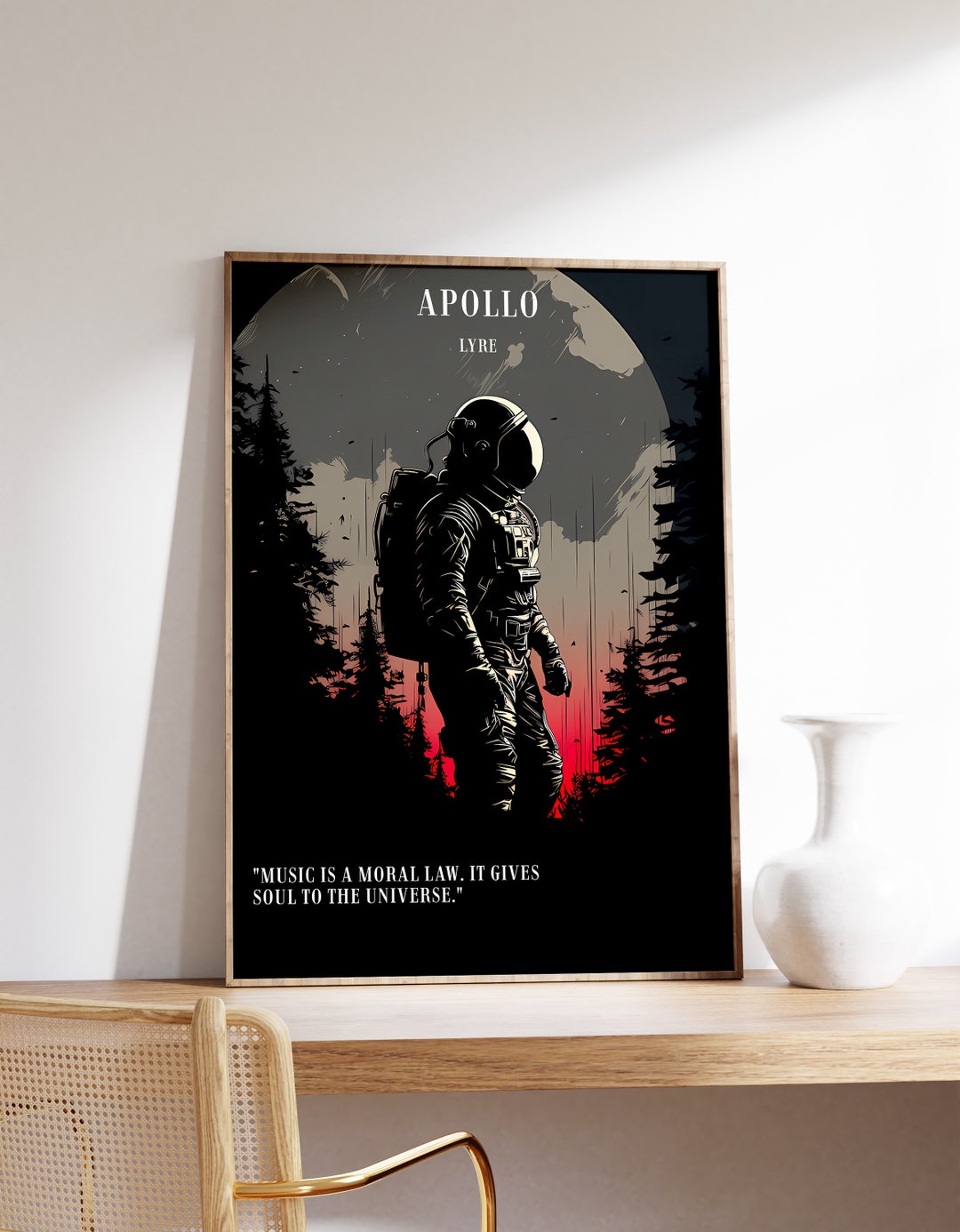 Apollo Print | Apollo | Vintage Wall Art | Vintage Poster | Exhibition ...