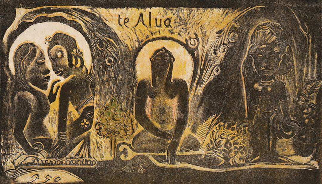 Te Atua | the Gods | Paul Gauguin Print | Vintage Painting | Art Poster ...