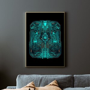 Circuit Board Print Programmer Wall Art Programming Poster Programmer ...