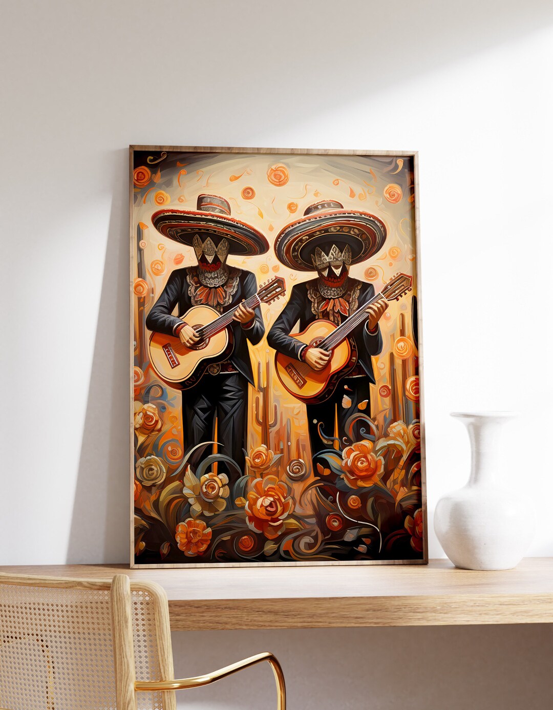 Mexican Mariachi Poster | Mariachi Print | Vintage Mexican Wall Art ...
