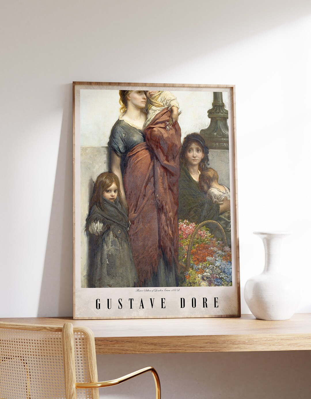 Gustave Dore Prints | Flower Sellers of London (circa 1875) | Gothic ...