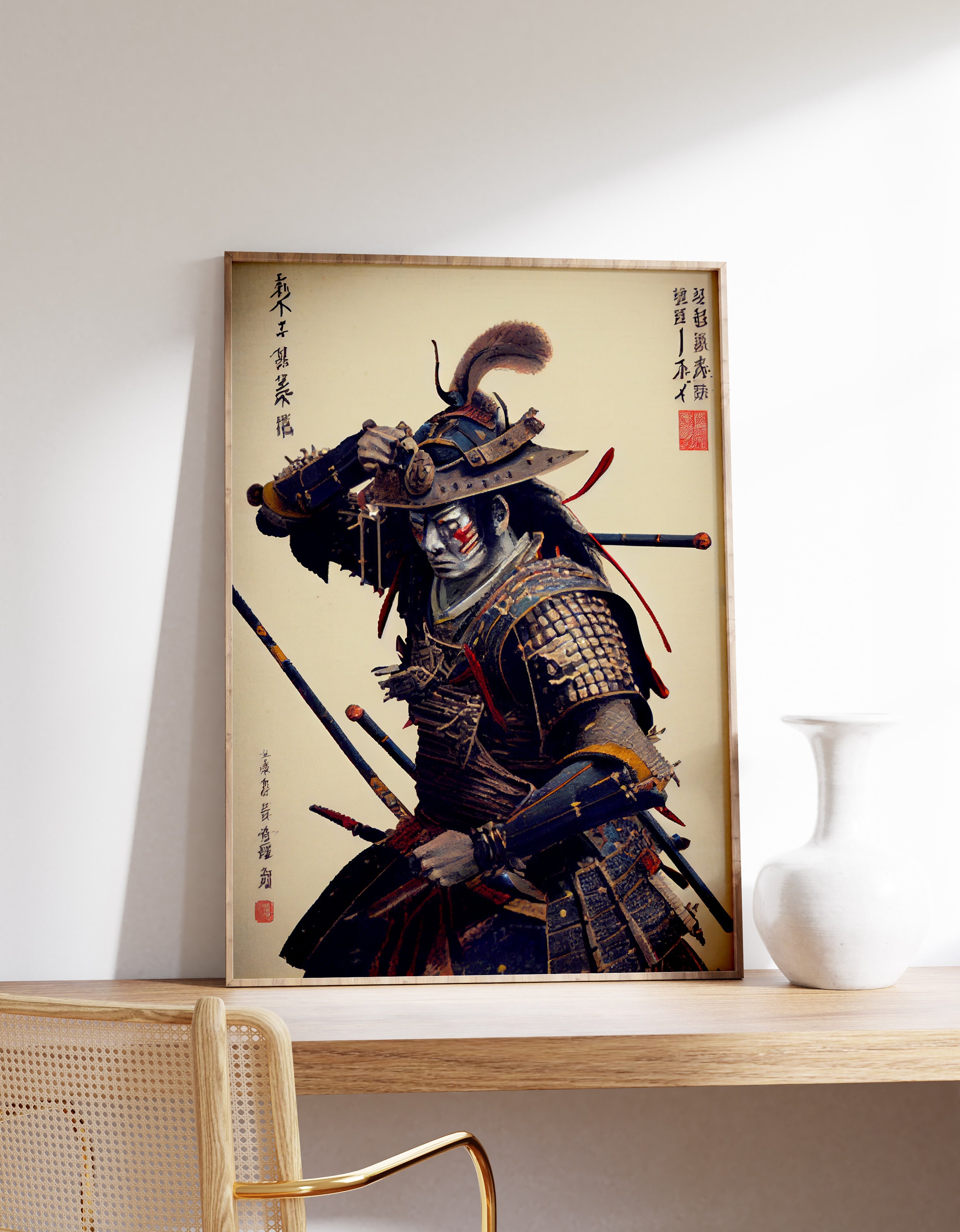 Japanese Samurai Warrior Poster sold by JeanZ | SKU 171066 | Printerval ...