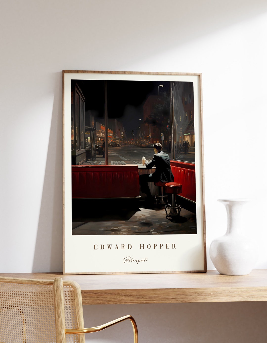 Retrospect Painting | Edward Hopper | Retrospect Poster | Mid Century ...