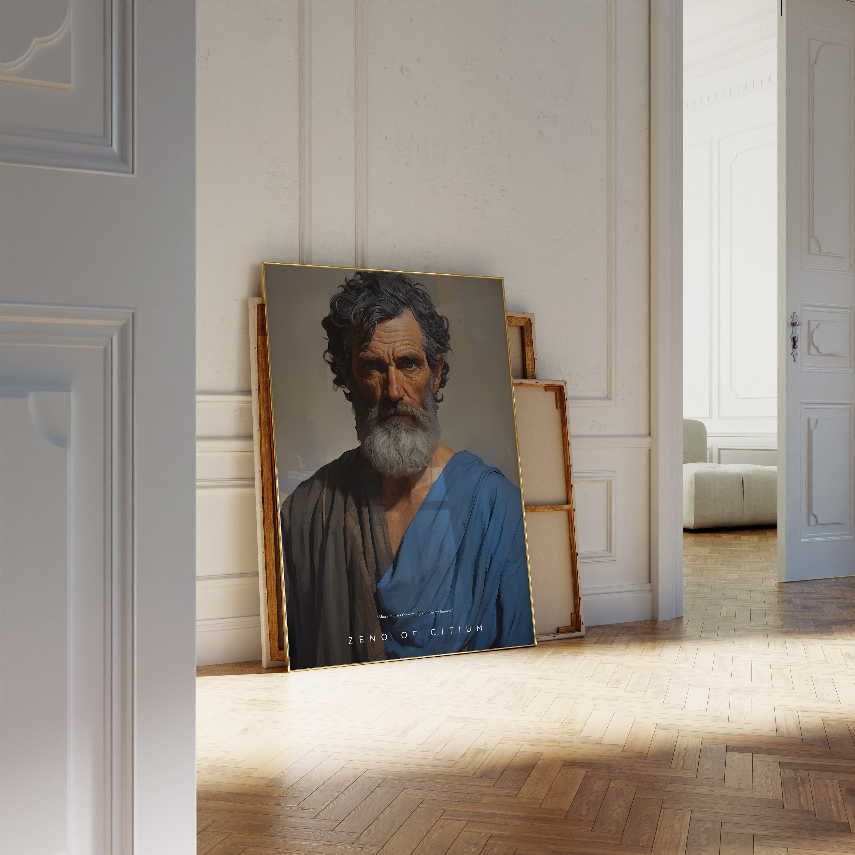 Zeno of Citium Poster | Philosopher Print | Bookworm Gift | Quote Decor ...