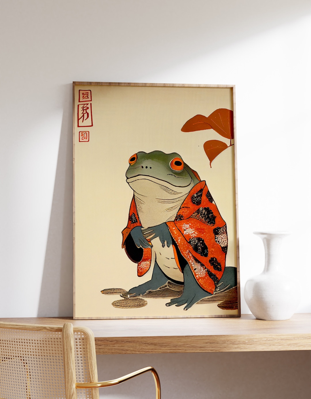 Matsumoto Hoji Print | Japanese Poster | Frog Wall Art | Vintage Art ...