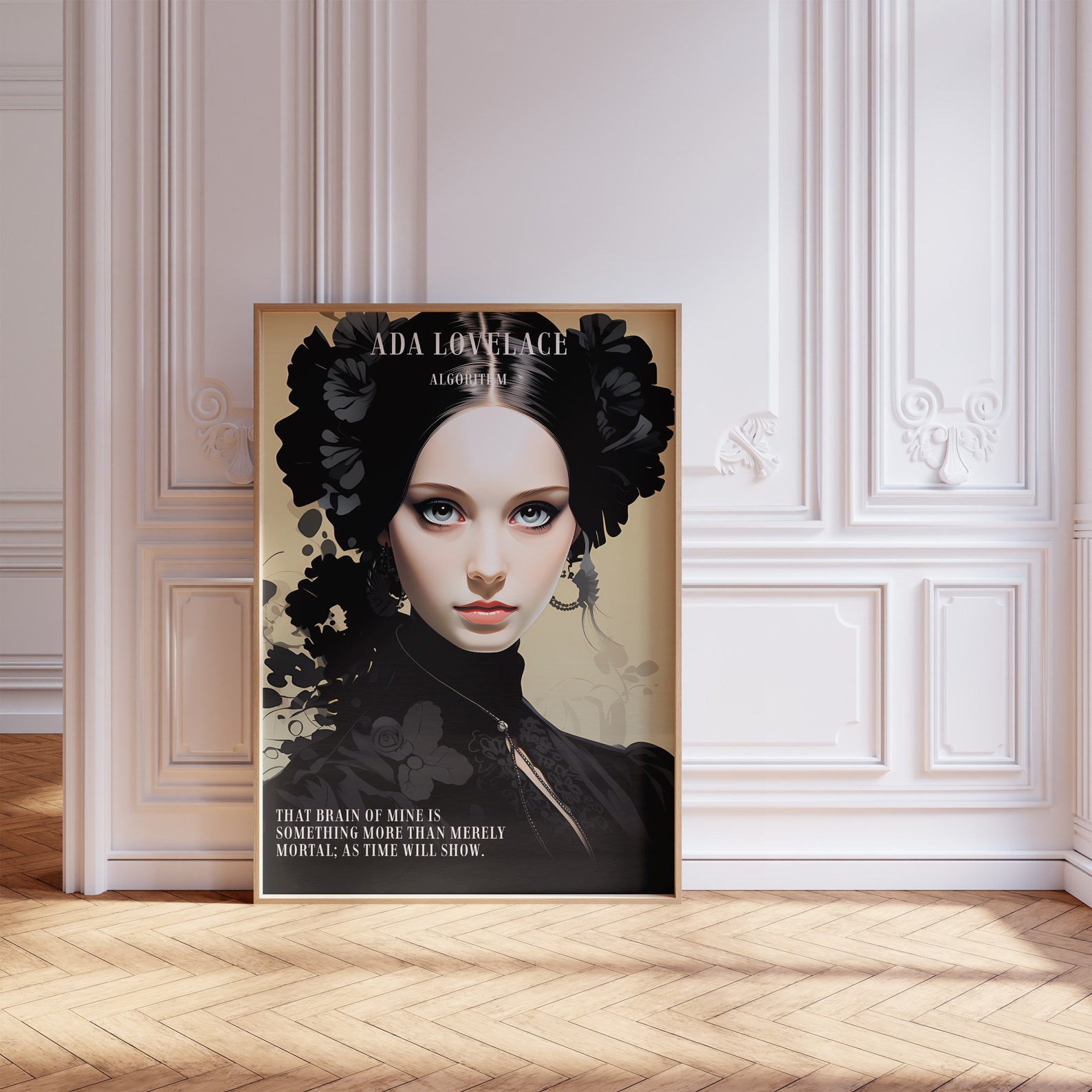 Ada Lovelace Print | Ada Lovelace | Vintage Wall Art | Vintage Poster ...