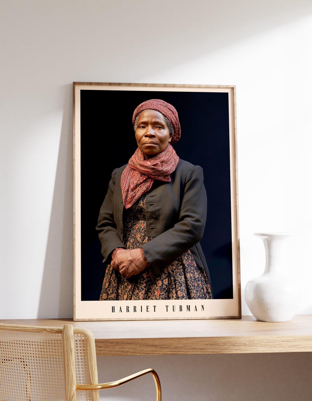 Harriet Tubman Print | Vintage Painting | Historical Decor | Modern ...