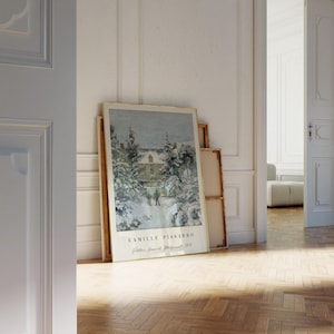 Piette's House at Montfoucault | Camille Pissarro | Vintage Painting ...