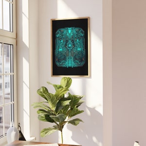 Circuit Board Print Programmer Wall Art Programming Poster Programmer Poster Programmer Gift ...