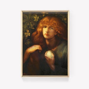Vintage Print | Dante Gabriel Rossetti - Mary Magdalene | Wall Art ...