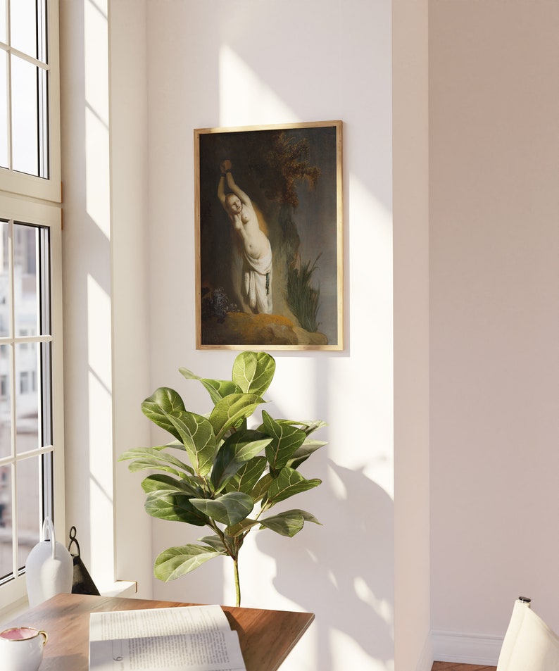 Rembrandt Print Andromeda Chained to the Rocks 1630 - Etsy