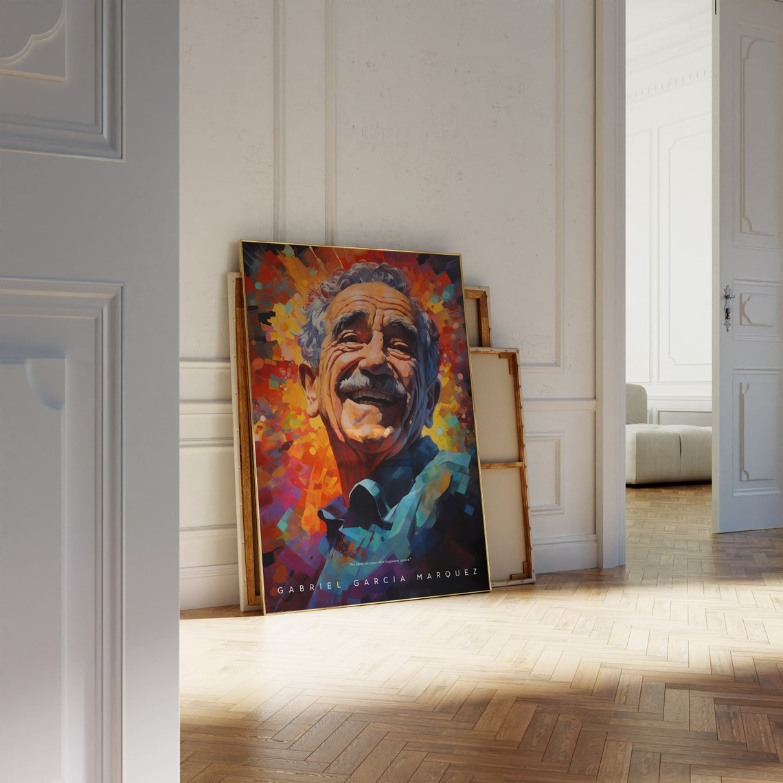 Gabriel Garcia Marquez Poster | Philosopher Print | Bookworm Gift ...