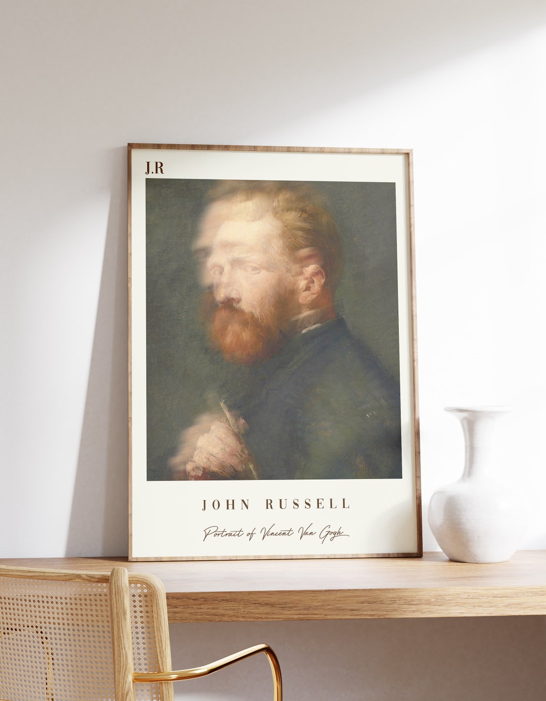 Vincent Van Gogh Poster | John Russell Art | Exhibition Poster | Van ...