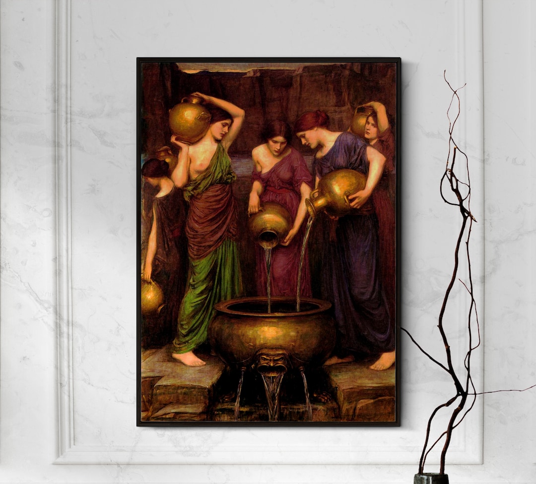John William Waterhouse - the Danaides (1903) - Classic Painting Photo ...