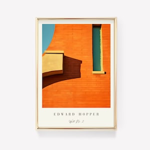 Architecture Set of 3 Art Prints | Edward Hopper Exhibition Print ...