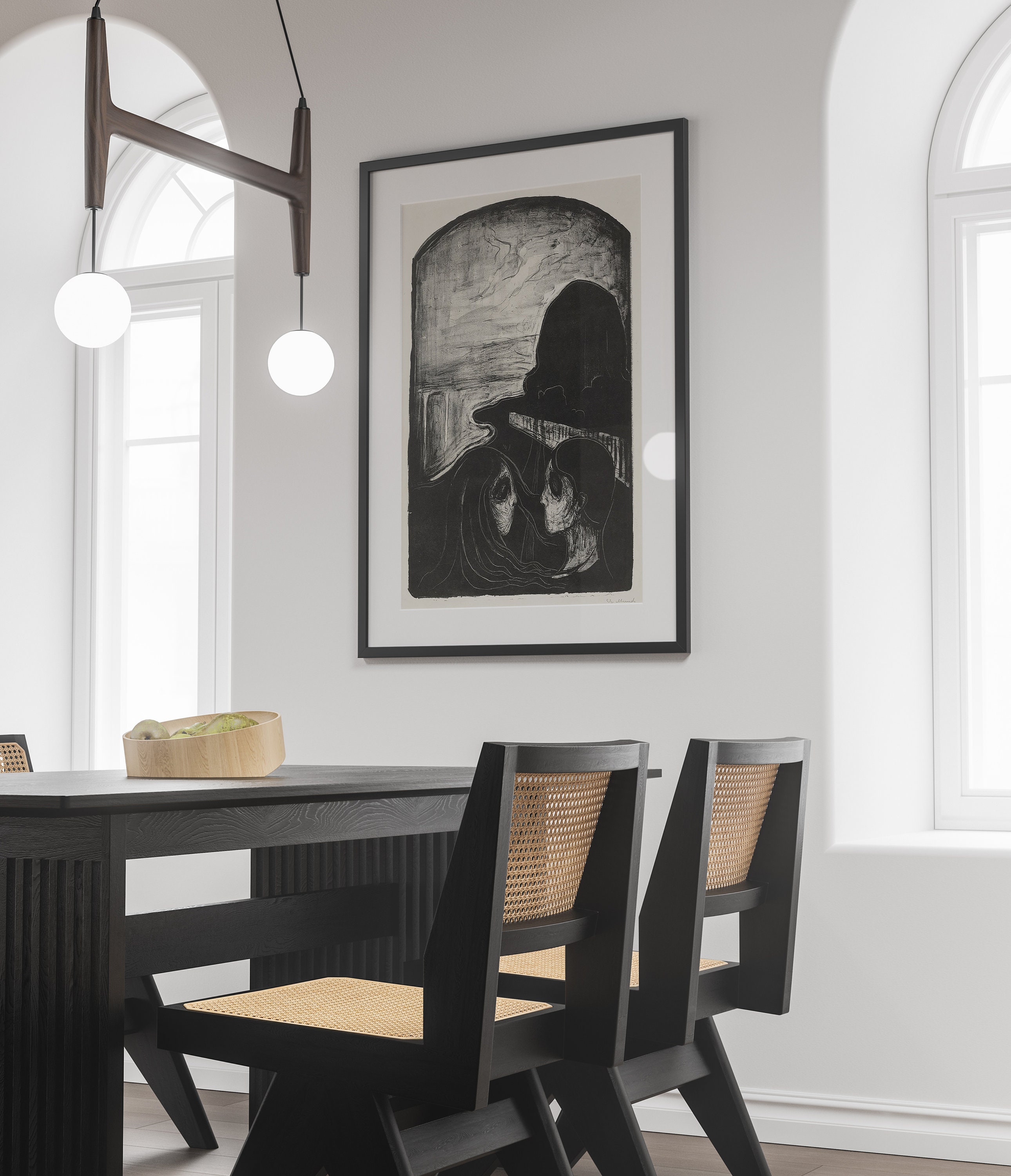 Edvard Munch Attraction 1896 Reproduction of a Classic - Etsy