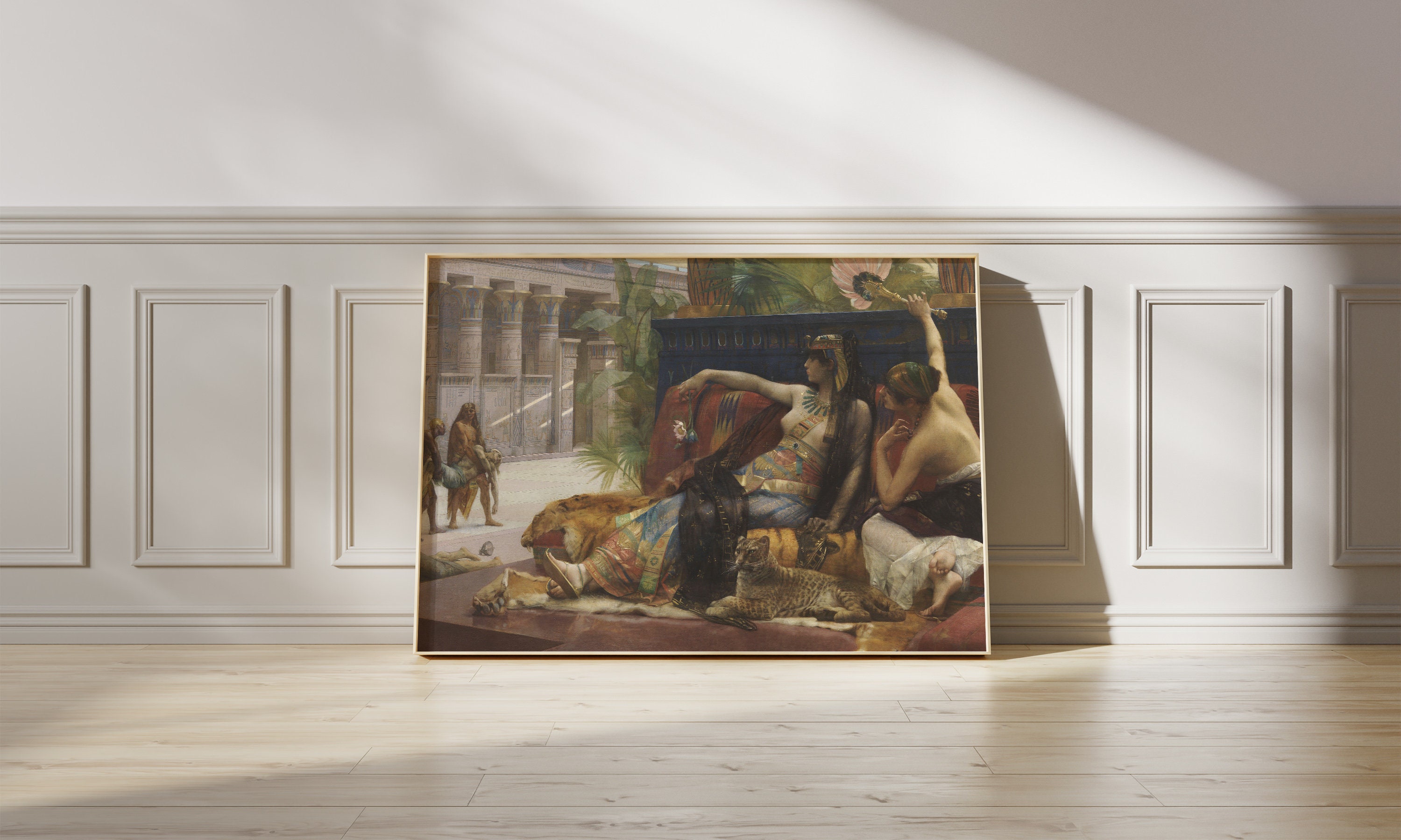Alexandre Cabanel - Cleopatra (1887) | Vintage Cleopatra Painting ...