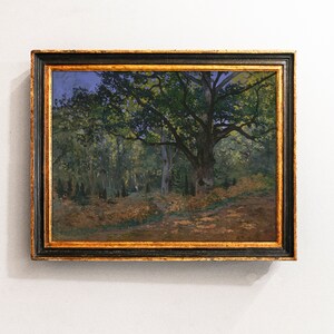 Claude Monet - Fontainebleau Forest (1865) | Forest Landscape | Forest ...