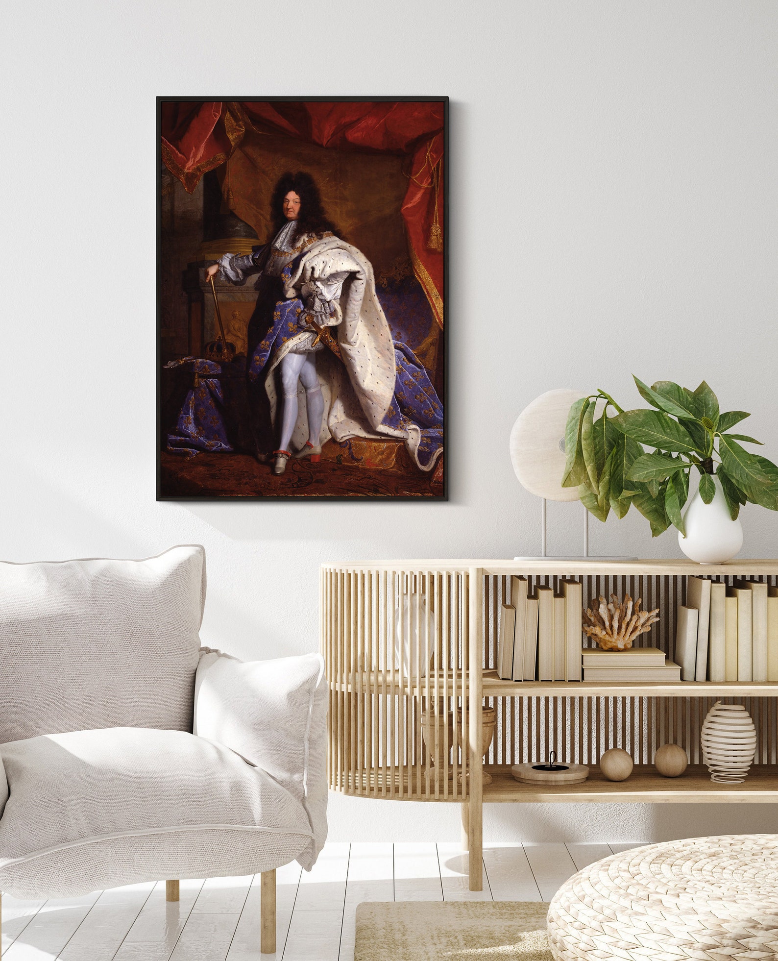Hyacinthe Rigaud - Portrait of Louis XIV (1701) - Poster Painting Photo ...