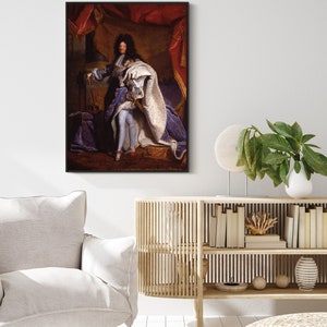 Hyacinthe Rigaud - Portrait of Louis XIV (1701) - Poster Painting Photo ...