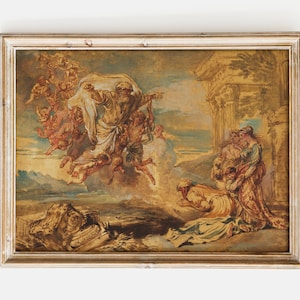 Giovanni Benedetto Castiglione - God the Father Appearing to Jacob ...