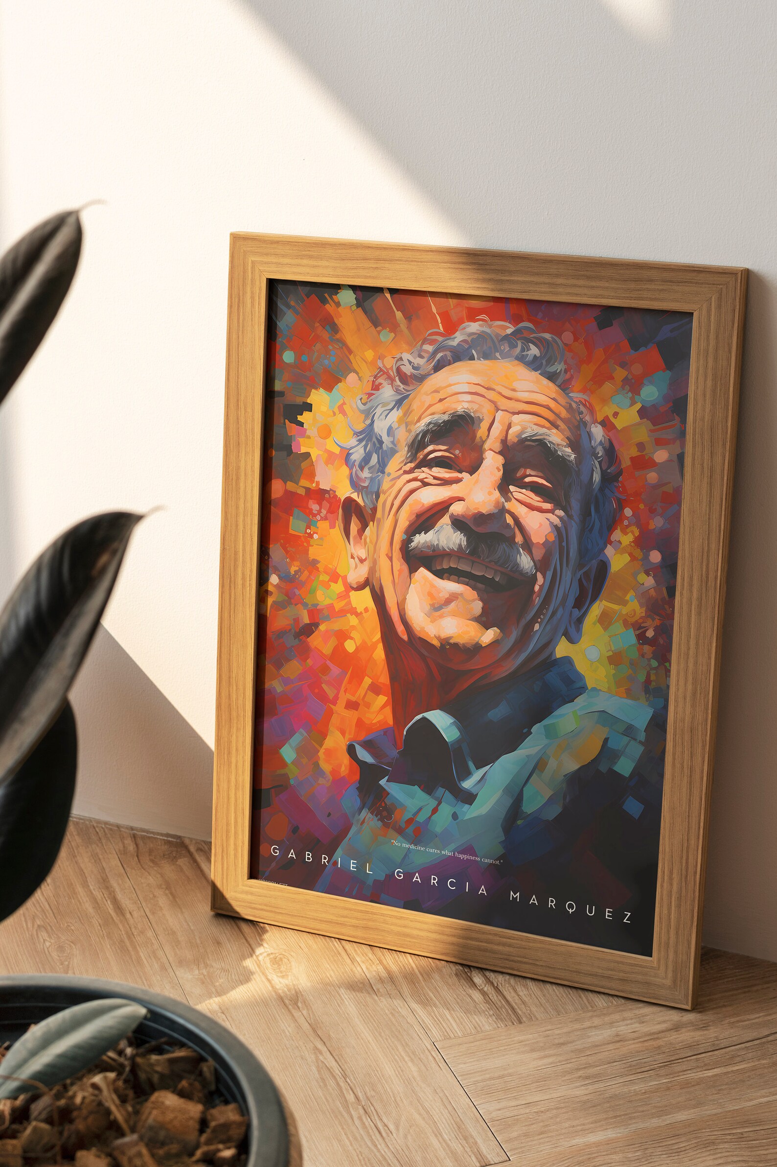 Gabriel Garcia Marquez Poster | Philosopher Print | Bookworm Gift ...