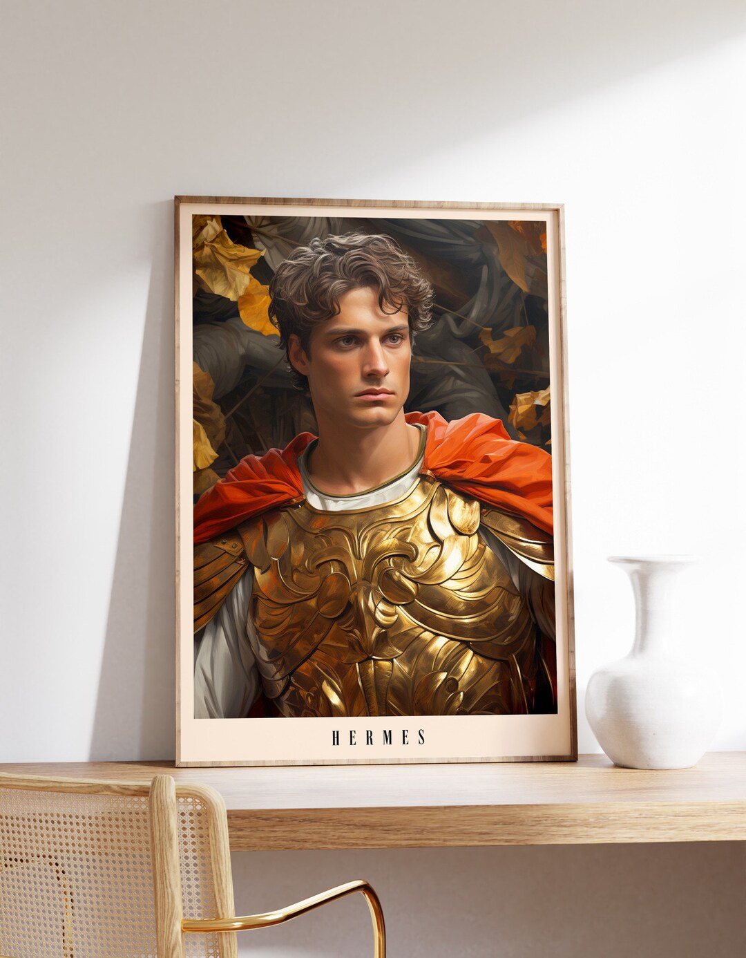 Hermes Poster Mythology Poster Ancient Greece Art Mythical Poster ...