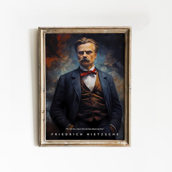 Nietzsche Poster - Etsy