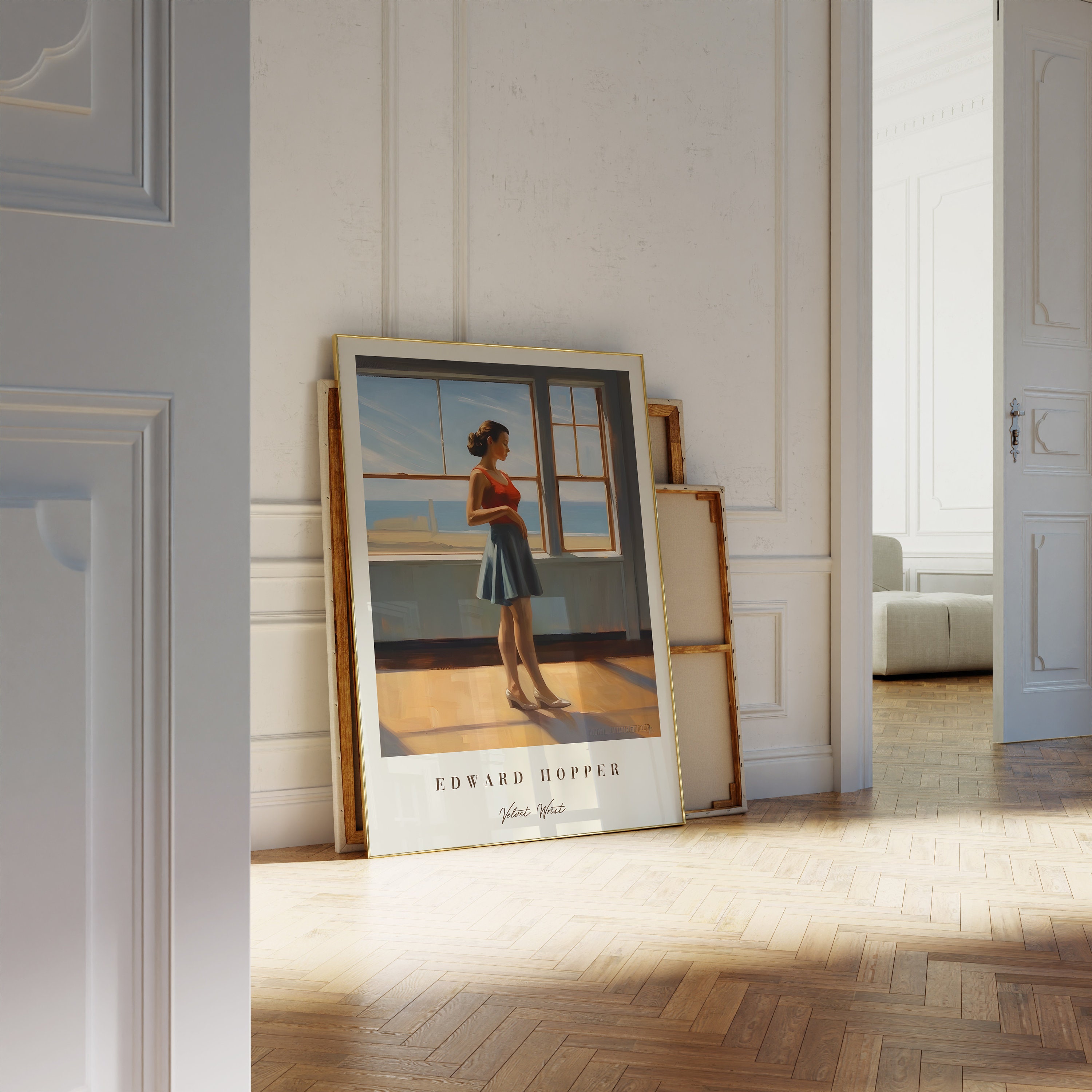 Edward Hopper Exhibition Poster | Contemporary Picture | Feminine ...