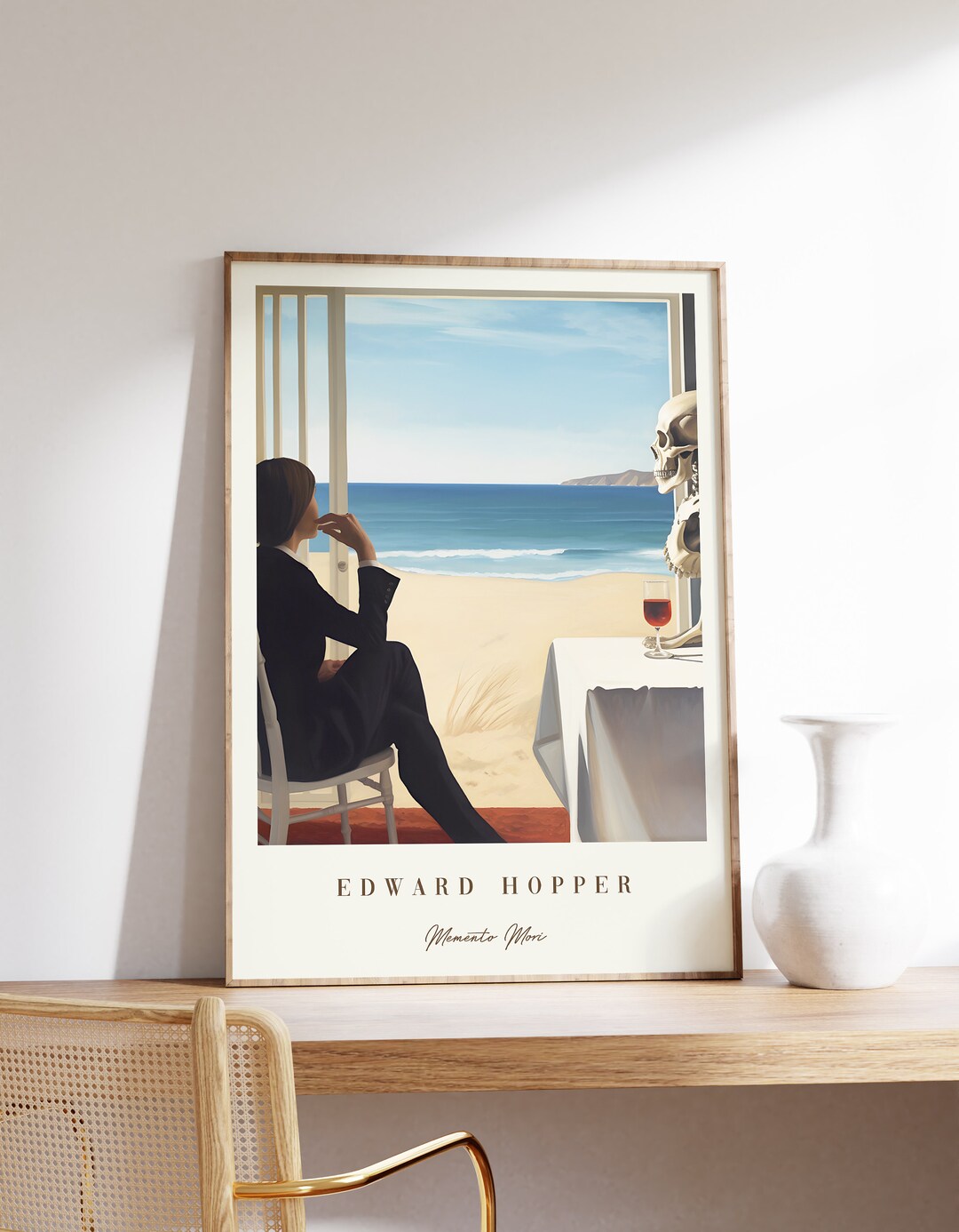 Edward Hopper Exhibition Print | Memento Mori Poster | Cottagecore ...
