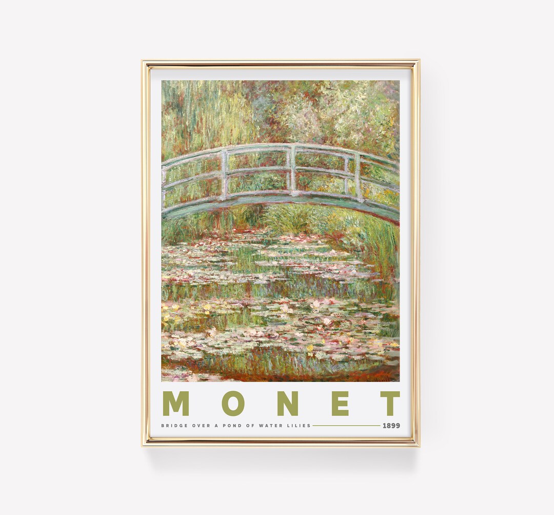 Claude Monet Art Print | Monet Exhibition Print | Art Nouveau Prints ...