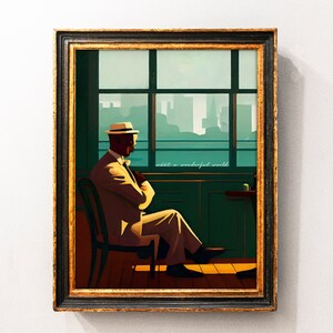 Jazz Poster | Jazz Print | Edward Hopper Style | Music Festival ...