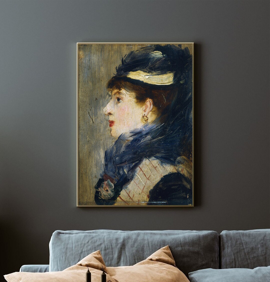 Edouard Manet - Portrait of a Lady (1879) | Vintage Woman Portrait ...