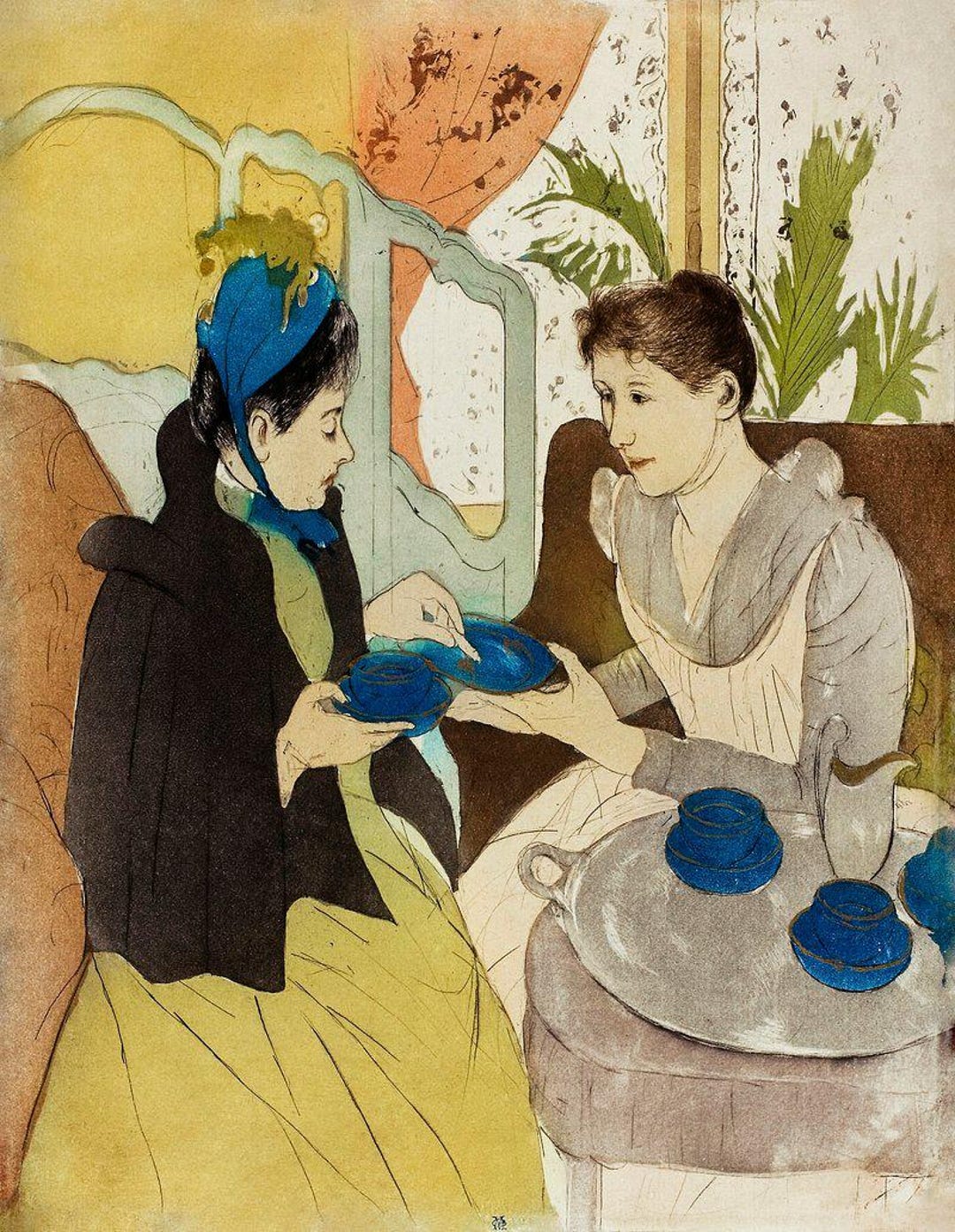 Mary Cassatt the Cup of Tea | Tea Time Art Print | Impressionist Print ...