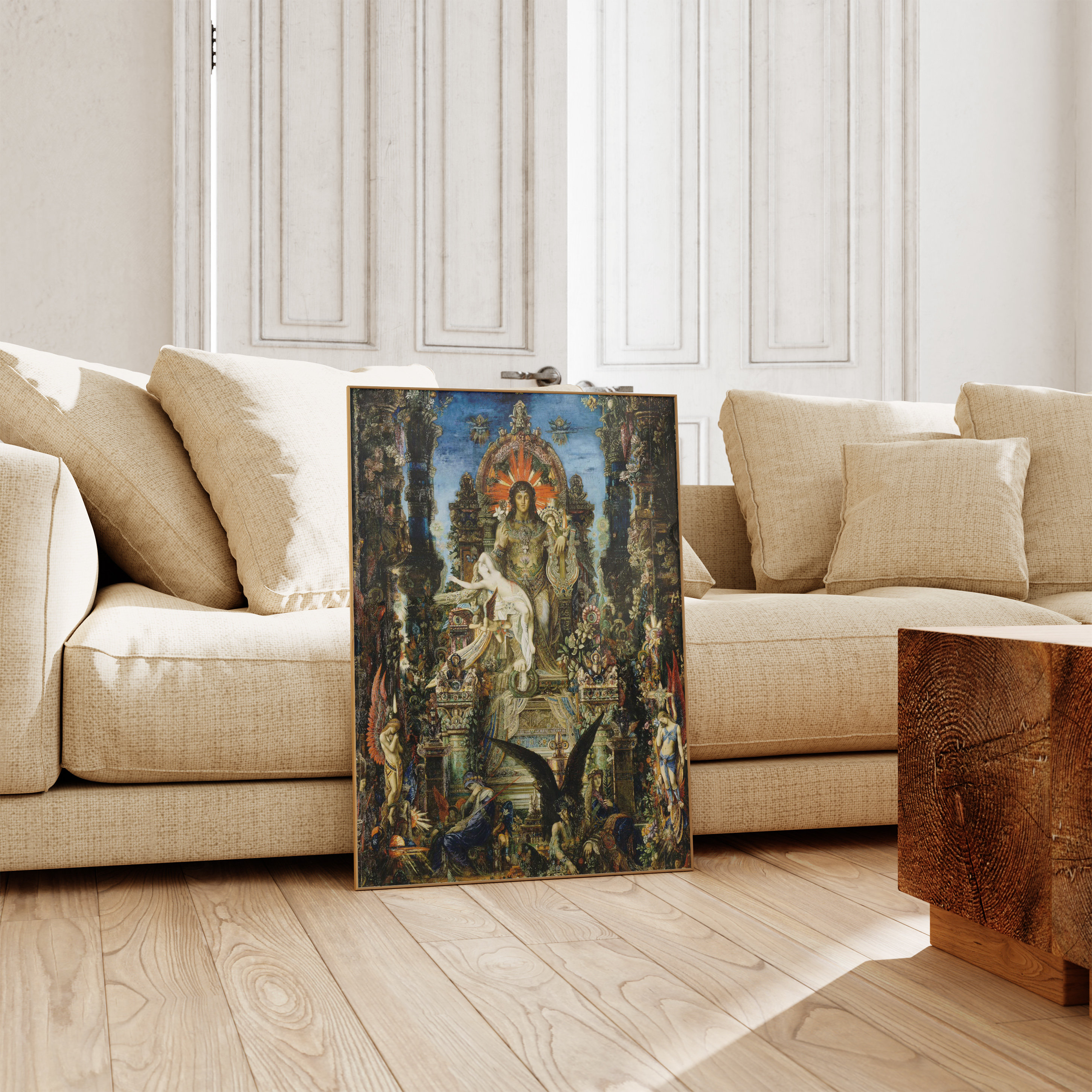 Jupiter and Semele by Gustave Moreau | Vintage Painting Print ...