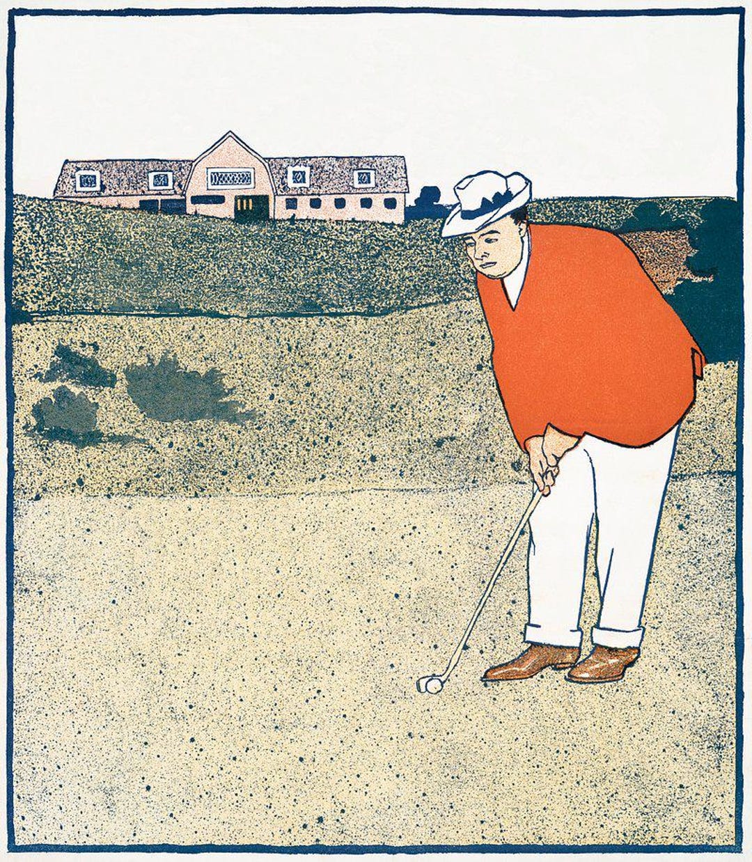 George Gauld Print | Vintage Golf Poster | the Golfer Art | Antique ...