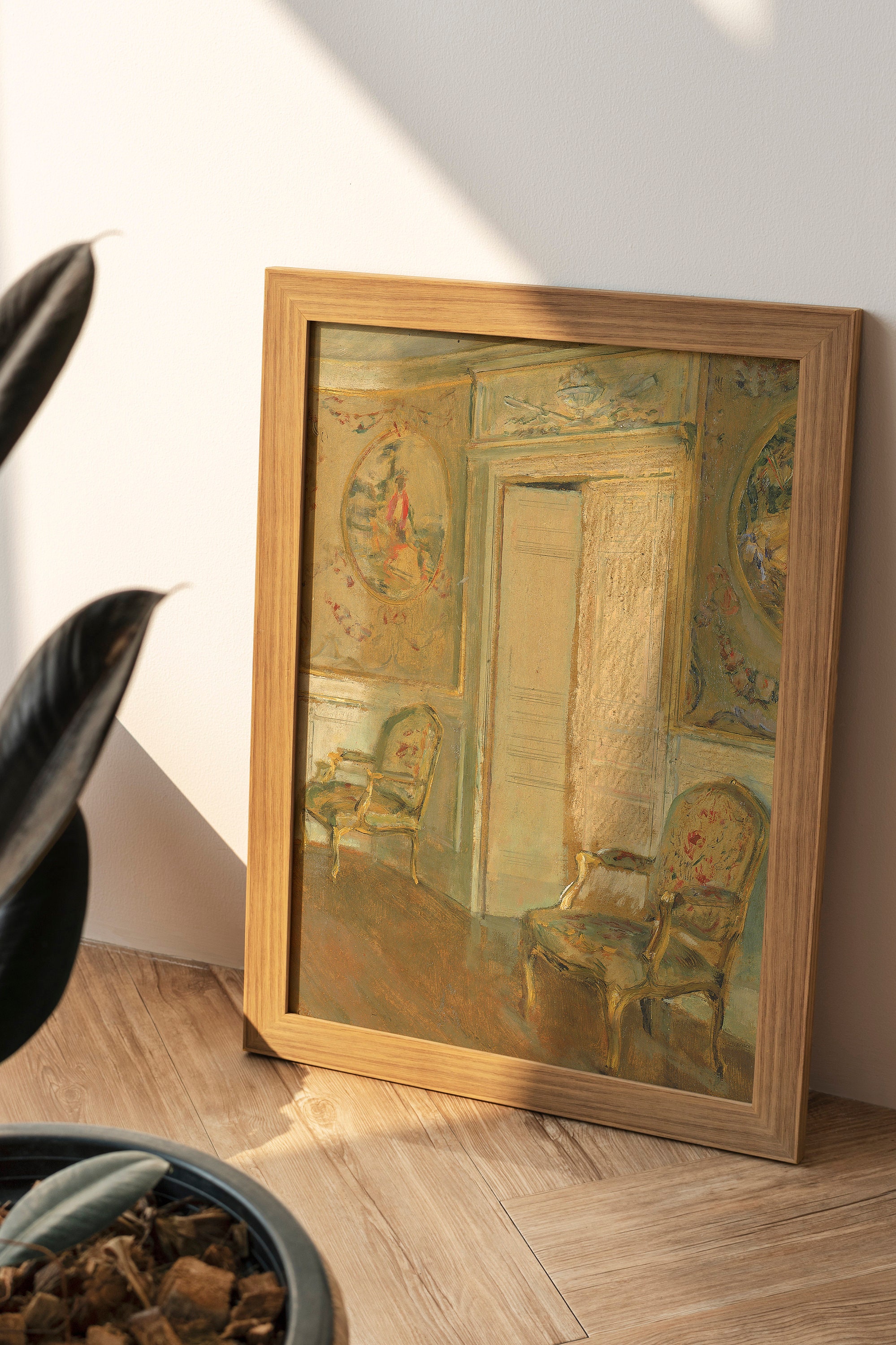 Luxury Interior Painting | Vintage Poster | Moody Oil Painting ...