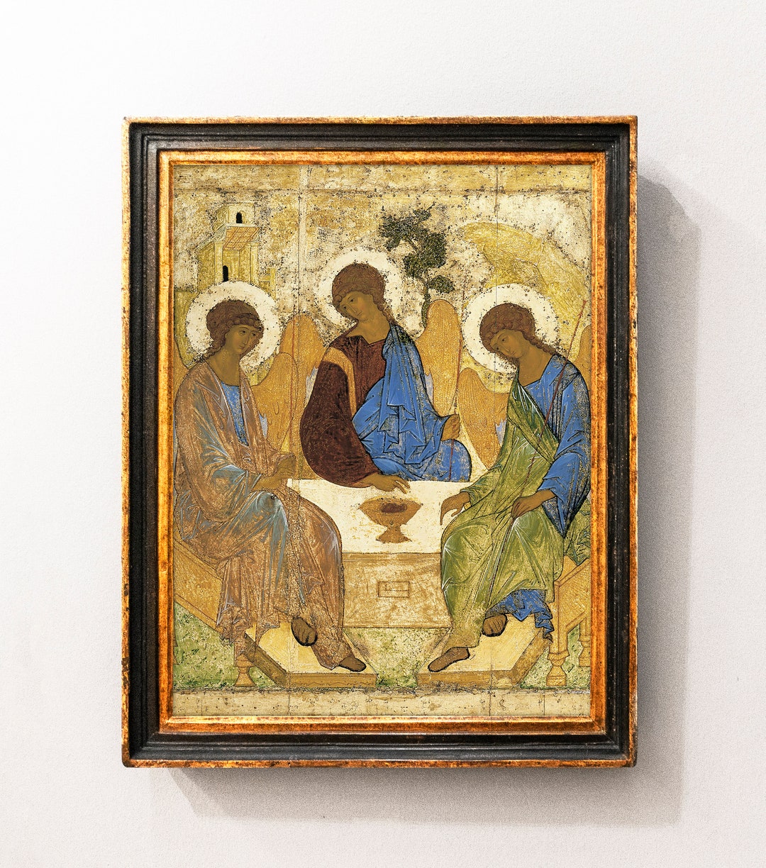 Andrei Rublev Trinity Three Icons 1425 Classic Painting Photo Poster ...