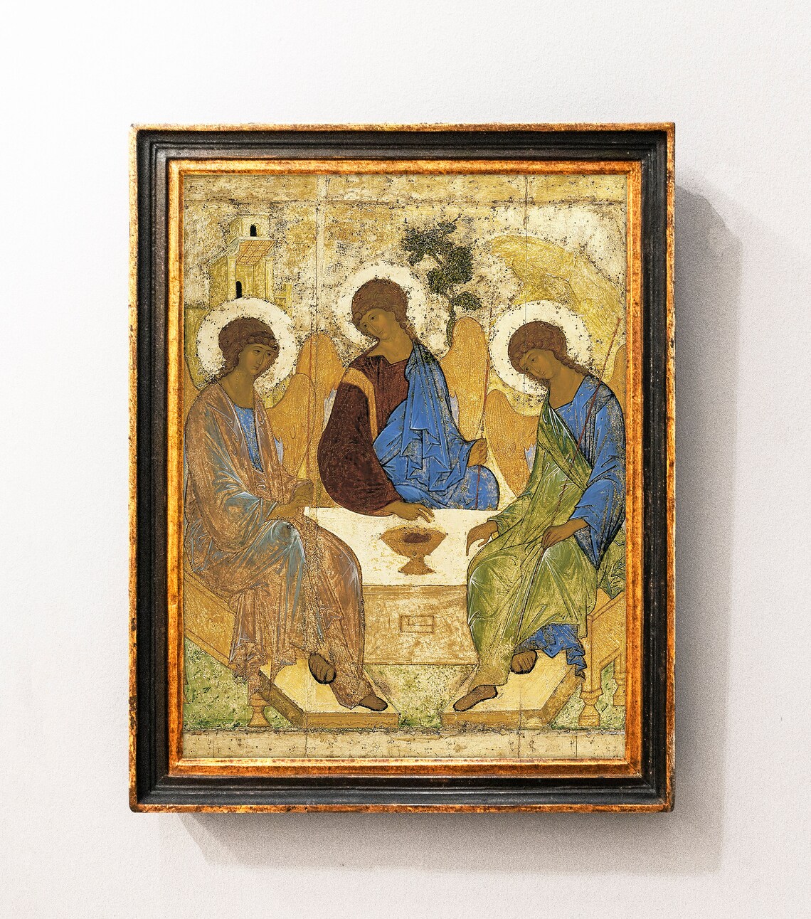 Andrei Rublev Trinity Three Icons 1425 Classic Painting - Etsy