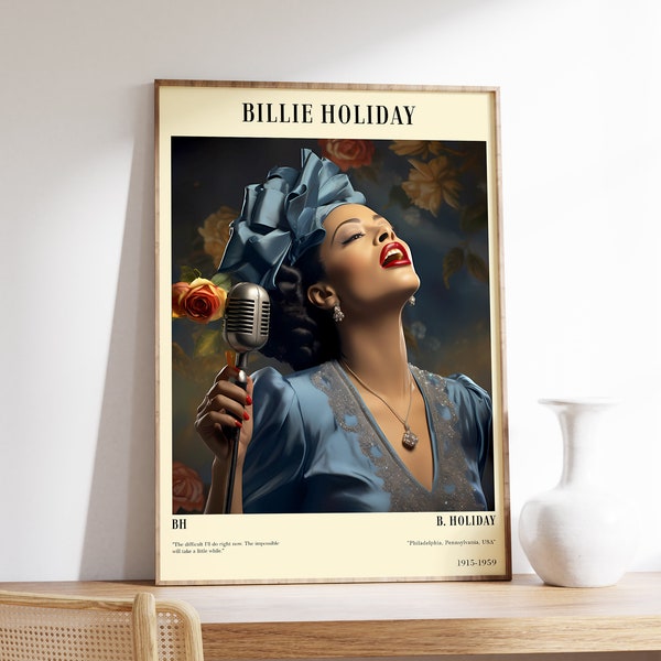 Billie Holiday - Etsy