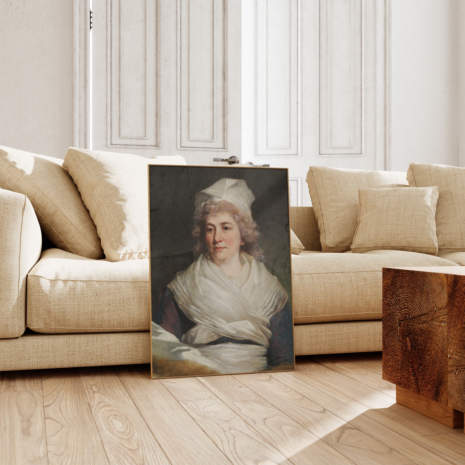 John Hoppner Mrs. Richard Bache 1793 Vintage Poster, Altered Painting ...