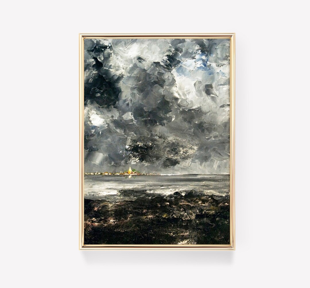 Premium Print | August Strindberg - Storm Landscape Sweden (1894 ...