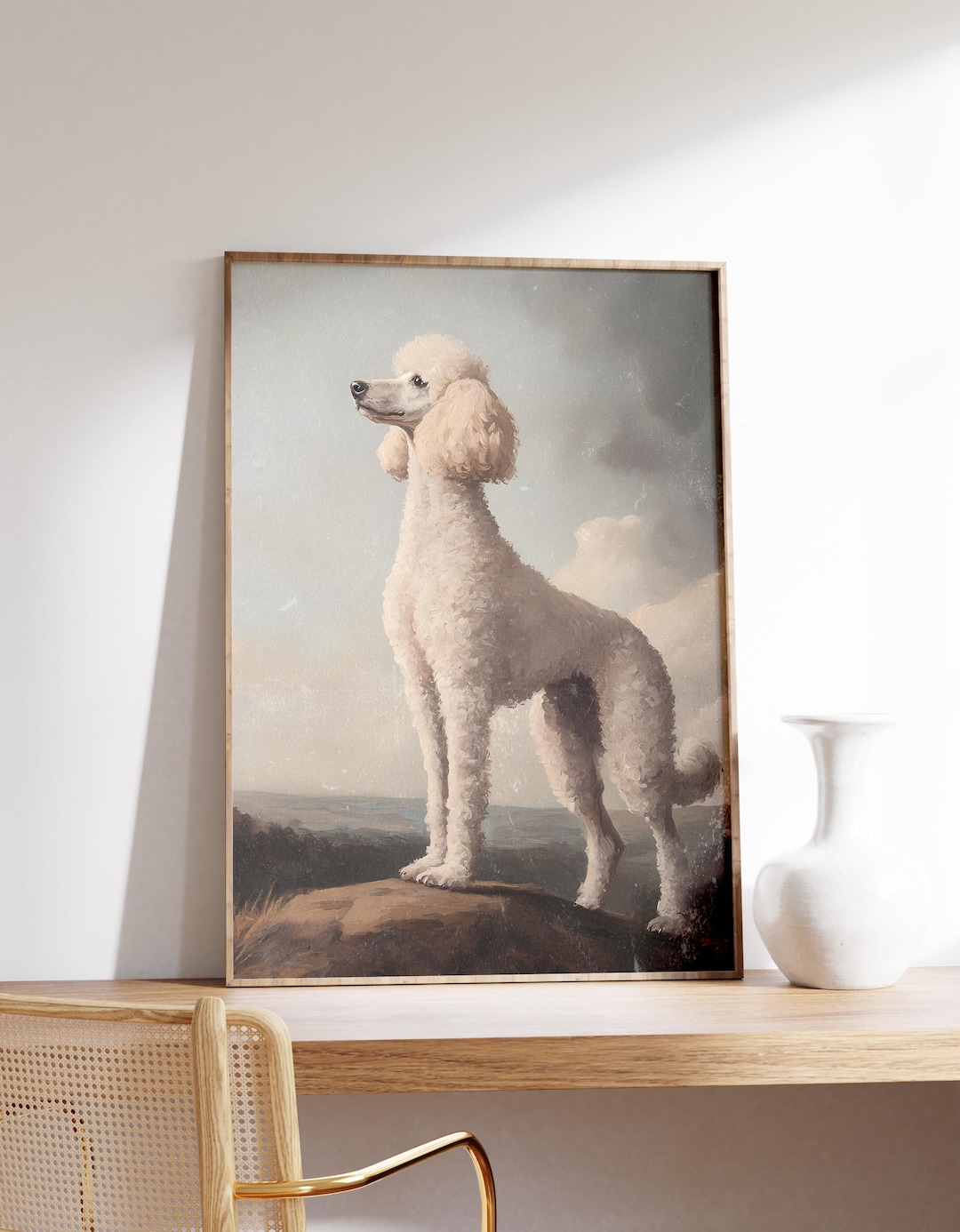 Vintage Poodle Dog Print | Poodle Poster | Dog Wall Art | Vintage ...