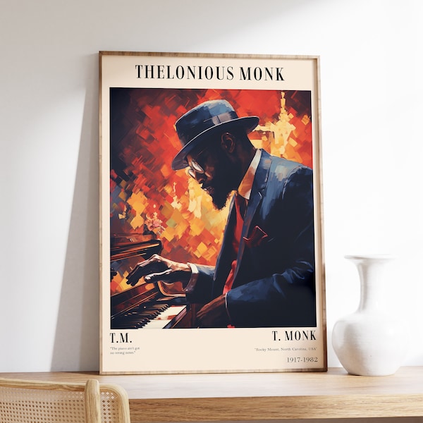Thelonious Monk Poster - Etsy