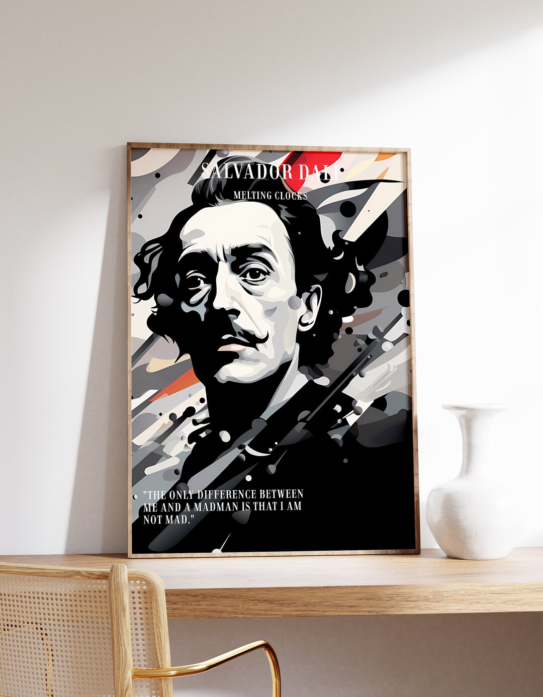 Impresión de Salvador Dalí / Salvador Dalí / Arte de pared vintage ...