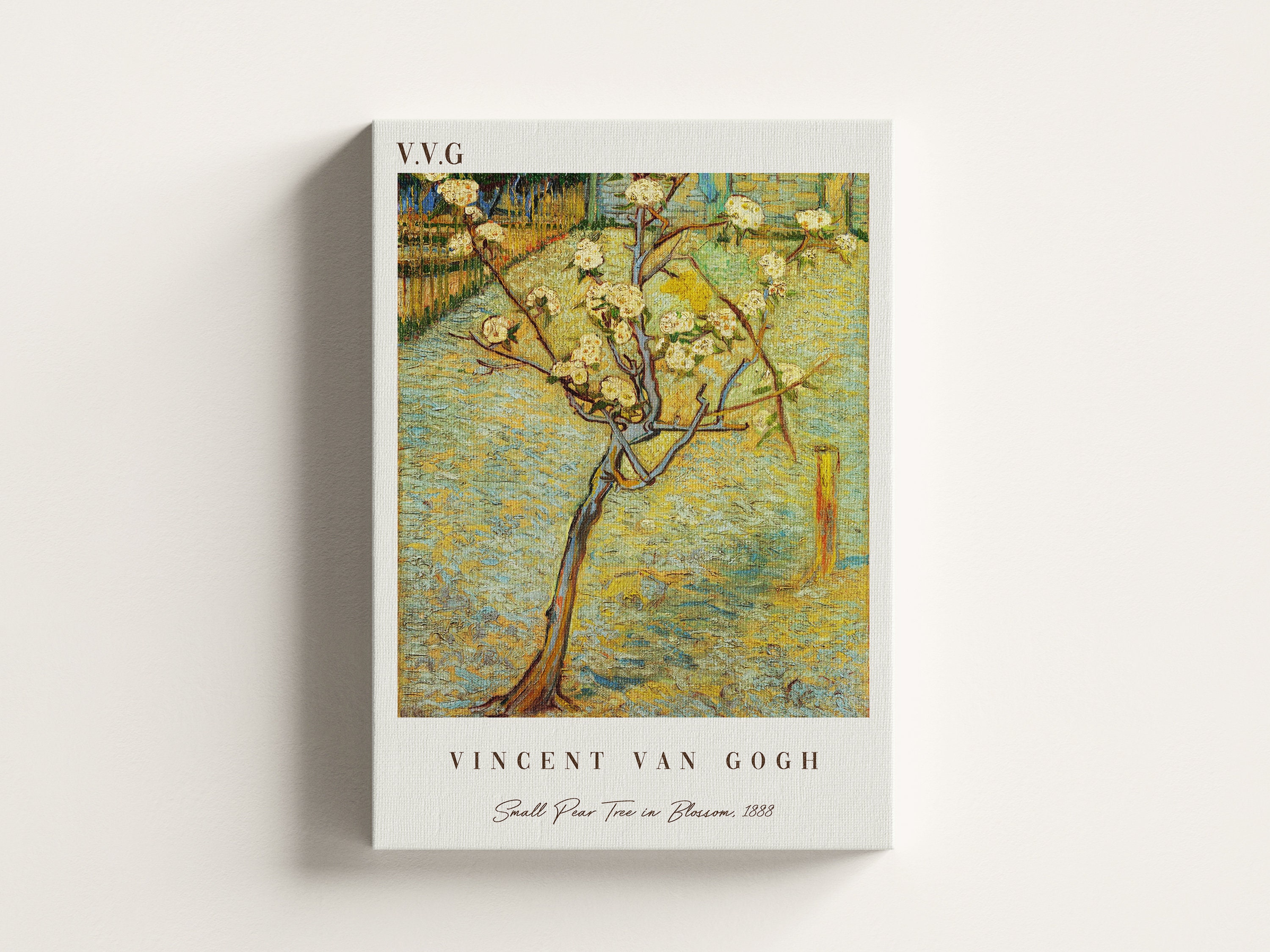 Van Gogh Poster | Small Pear Tree in Blossom | Exhibition Poster ...
