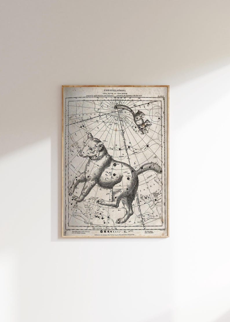 Star Chart | Ursa Major | Ursa Minor | Constellation Map | Celestial ...