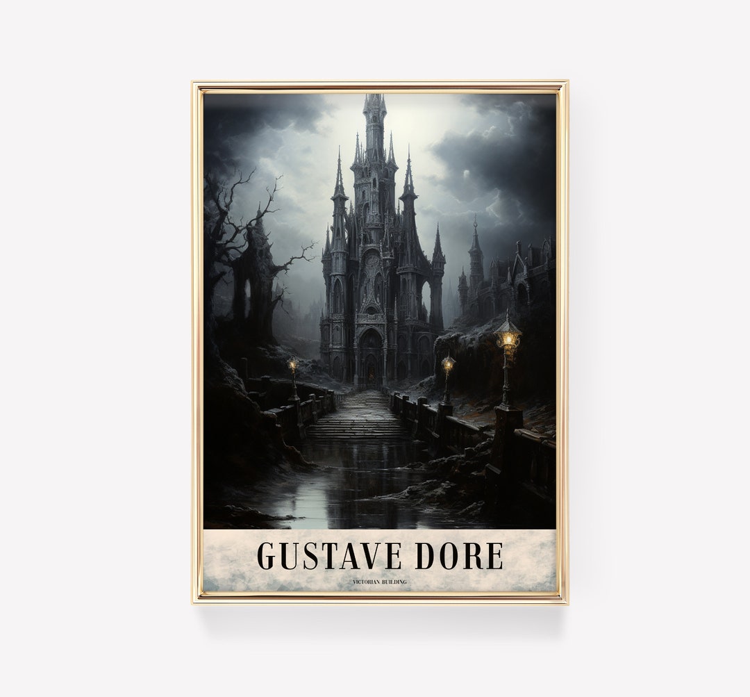 Victorian Building Art | Gustave Dore | Gothic Wall Art | Aesthetic ...
