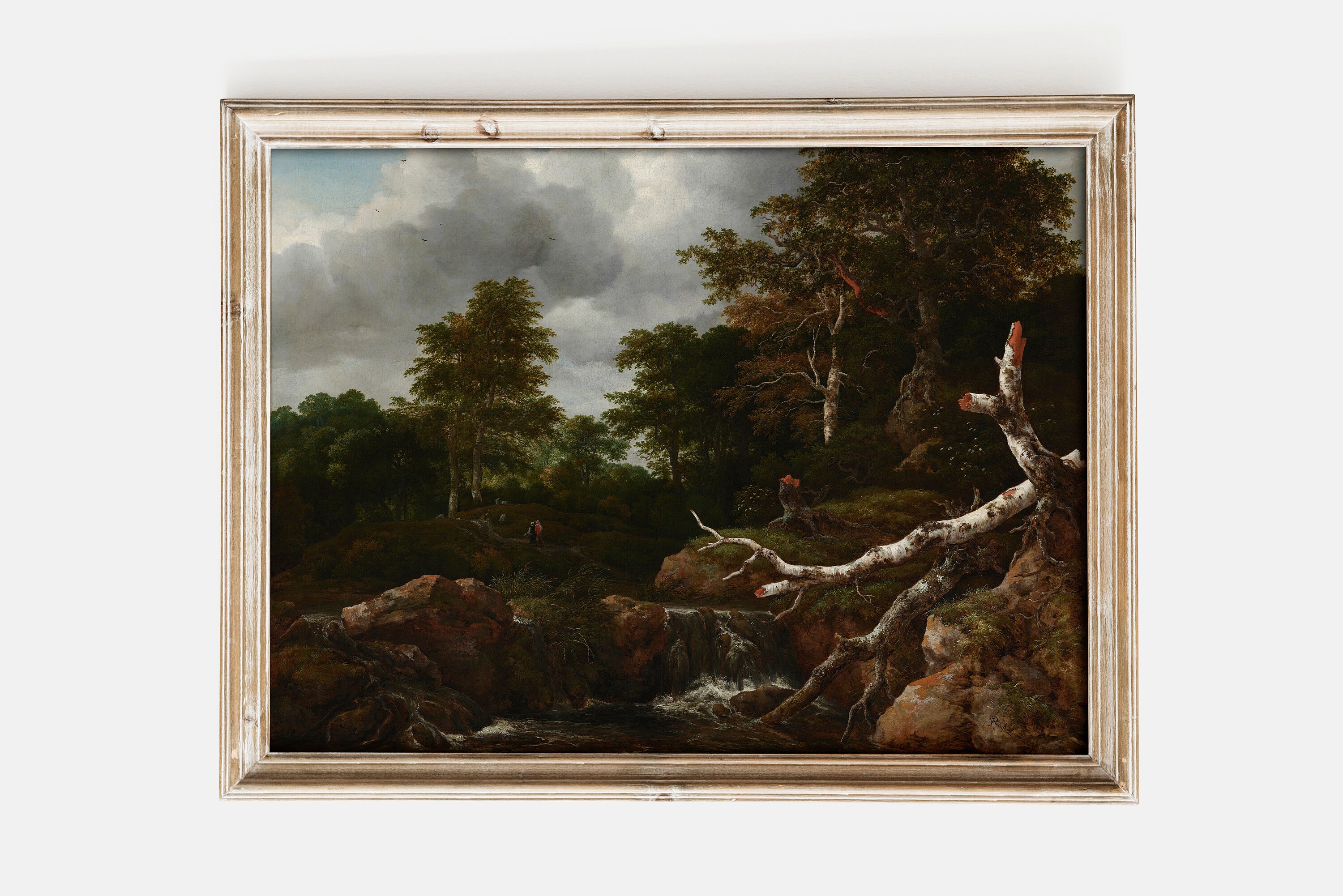 Jacob Van Ruisdael Forest Scene 1655 Landscape Decor - Etsy